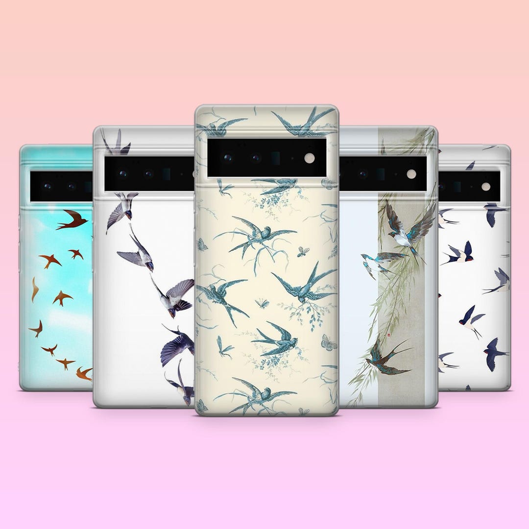 Barn Swallow Phone Case Aesthetic Birds Blue Bird Cover for Google ...
