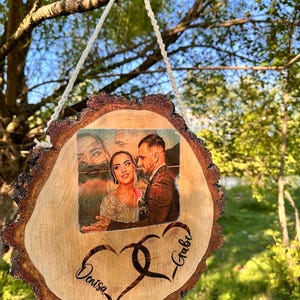 Custom Wood Slice Wall Art - Personalized Rustic Home Decor Gift - Etsy