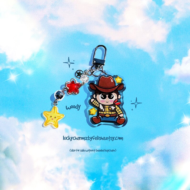 Woody From Toy Story Keychain - Etsy