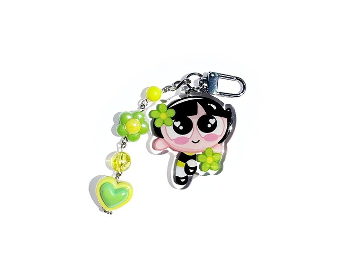 Buttercup From the Powerpuff Girls Keychain - Etsy