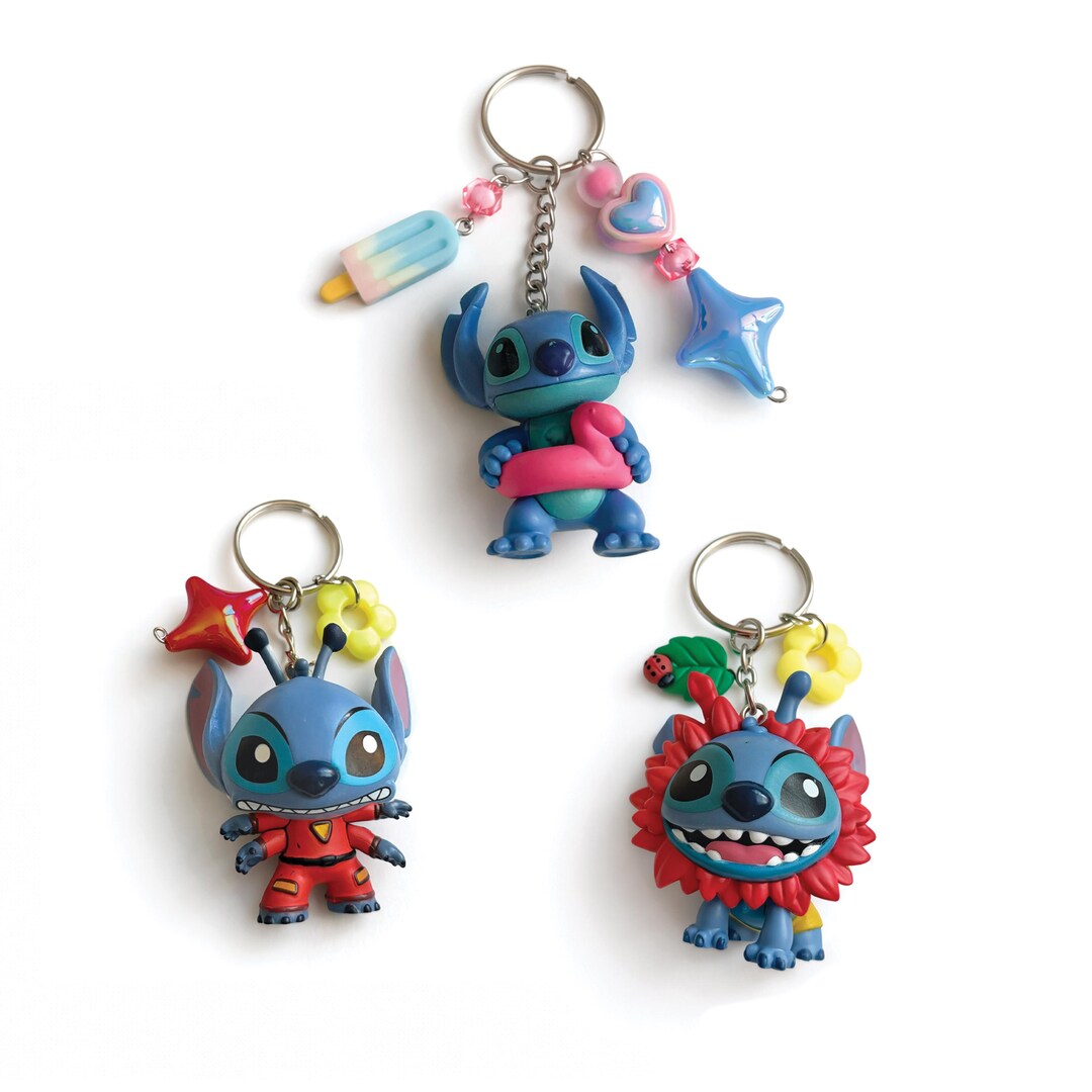 Stitch From Lilo and Stitch Disney Keychain! - Etsy