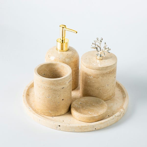Stone Bathroom Accessories - Etsy
