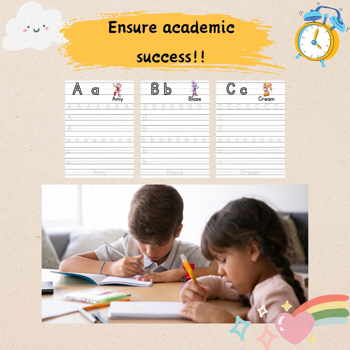 Sonic ABC Chart Printable | Printable Kindergarten Wall Art Alphabet ...