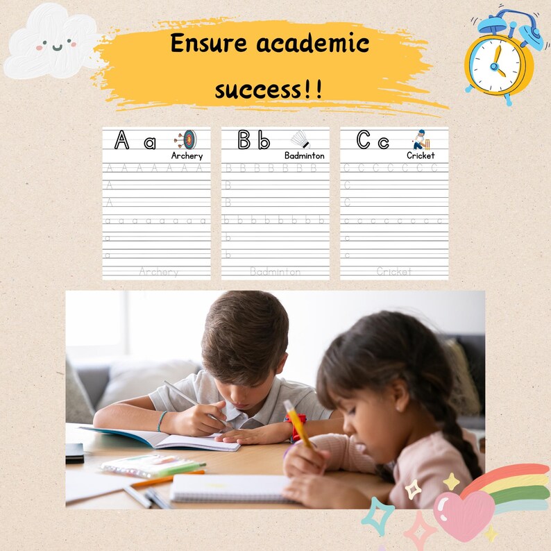 Sports ABC Chart Printable | Printable Kindergarten Wall Art Alphabet ...