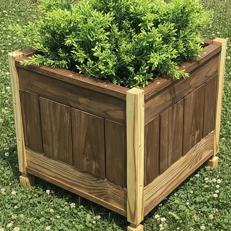 Barn Wood Plant Stands - Etsy