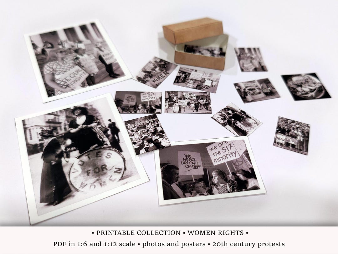Suffragette Photos&posters | PRINTABLE 1:6 and 1/12 Scale | Historical ...