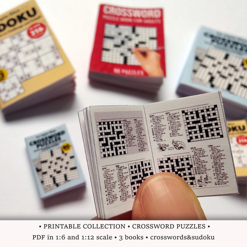 Diorama Puzzle Book - Etsy