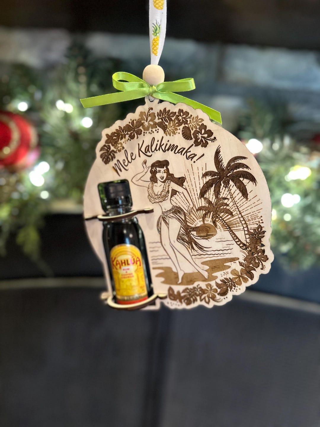 Mele Kalikimaka! Christmas Ornament to Hold 50ml Bottle of Kahlua** - Etsy