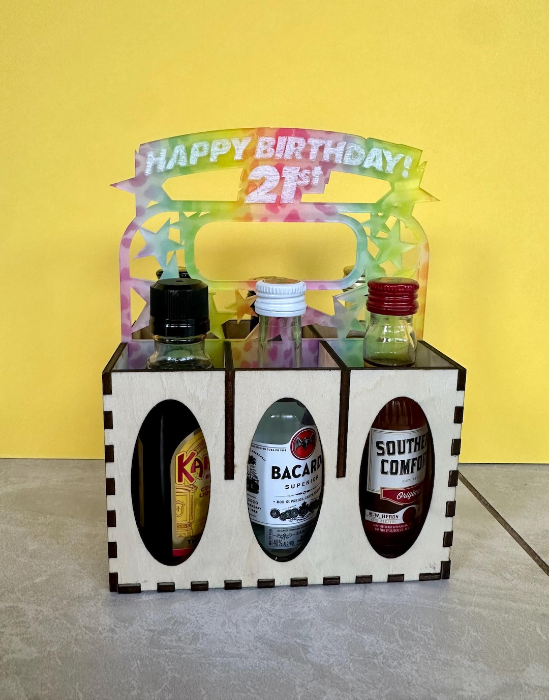 Personalized 6 Pack Mini Liquor Shooter Bottles - Etsy