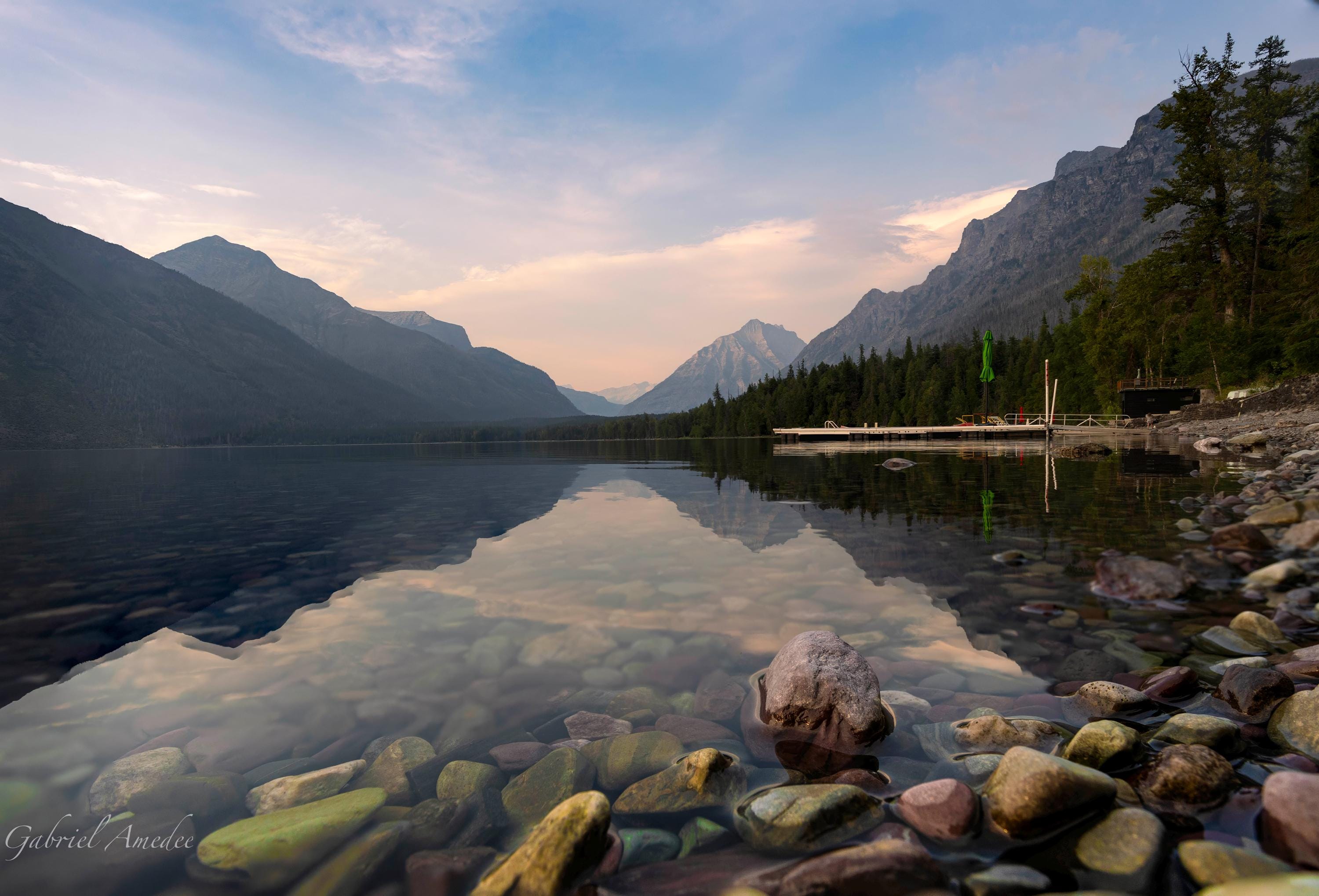 Lake Mcdonald Glacier National Park Landscape Print - Etsy