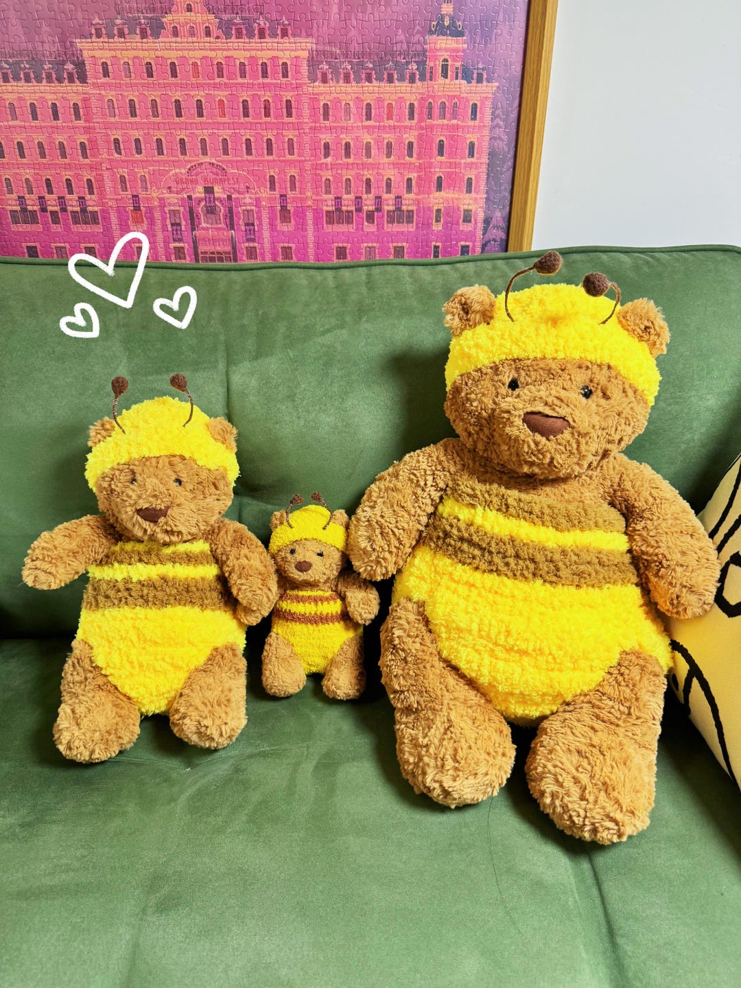 Crochet Bartholomew Bear Bee Outfit, Handmade Bumbly Bear Clothing - Etsy