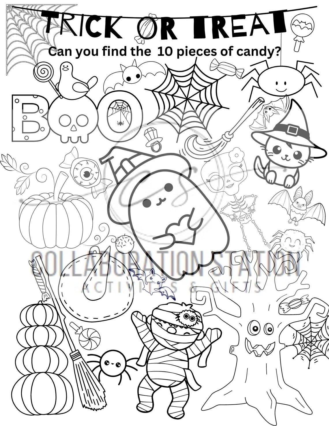 Printable Activity Sheets Halloween Coloring Pages Printable Coloring ...