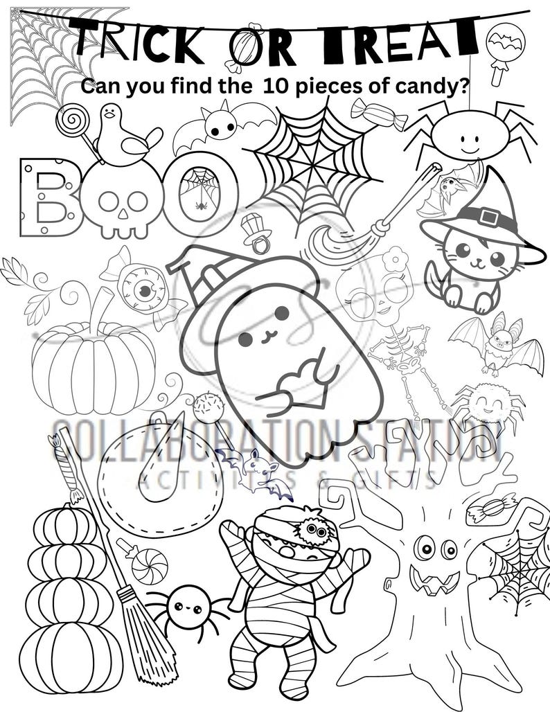 Printable Activity Sheets Halloween Coloring Pages Printable Coloring ...