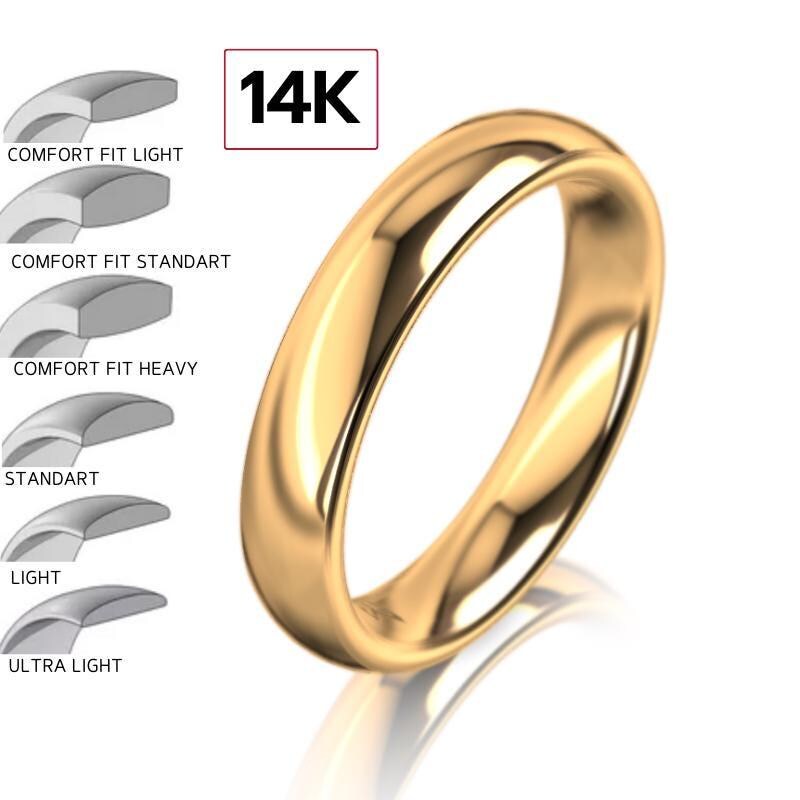 4mm Wedding Band - Etsy