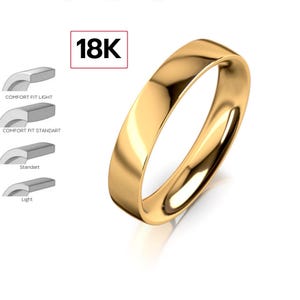 男性用 4 mm 結婚指輪 18K ゴールド - 男性用結婚指輪 - Etsy 日本 男性用 4 mm 結婚指輪 18K ゴールド - 男性用結婚指輪 - Etsy 日本