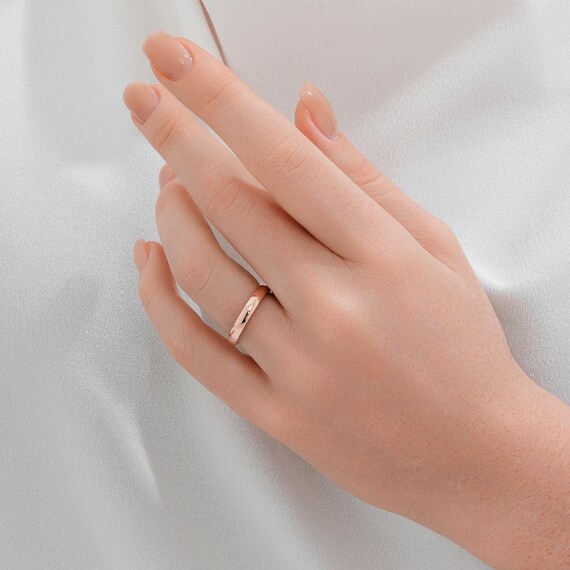 3mm 18k gold wedding band store