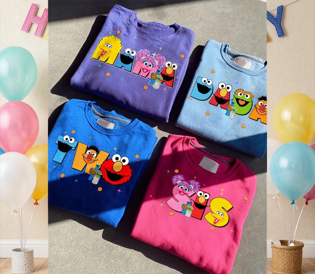 Character Family Birthday Custom Street T-shirt, Custom Street Family ...