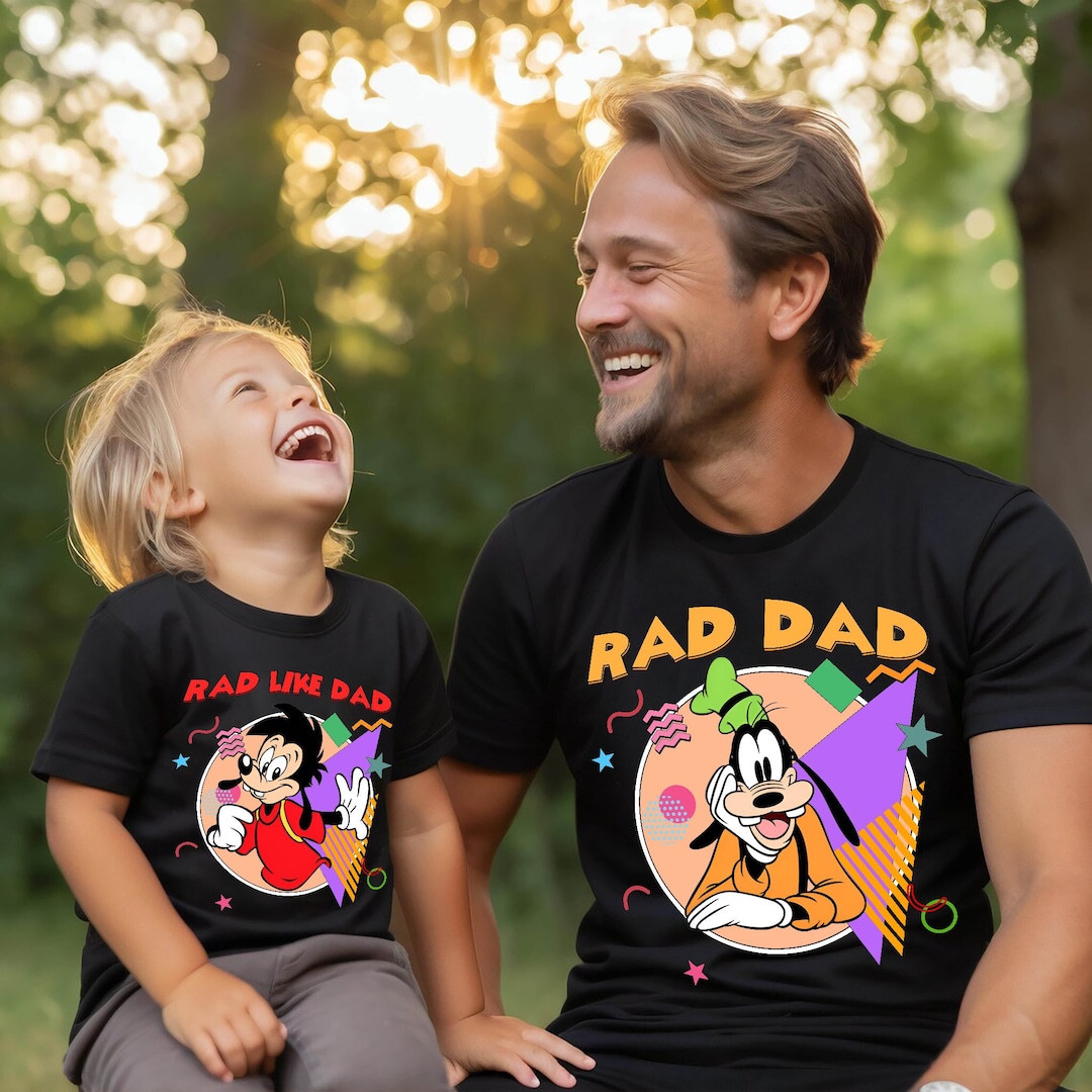 Personalized Matching Rad Dad Shirts, Disneyworld Dad, Goofy and Max ...