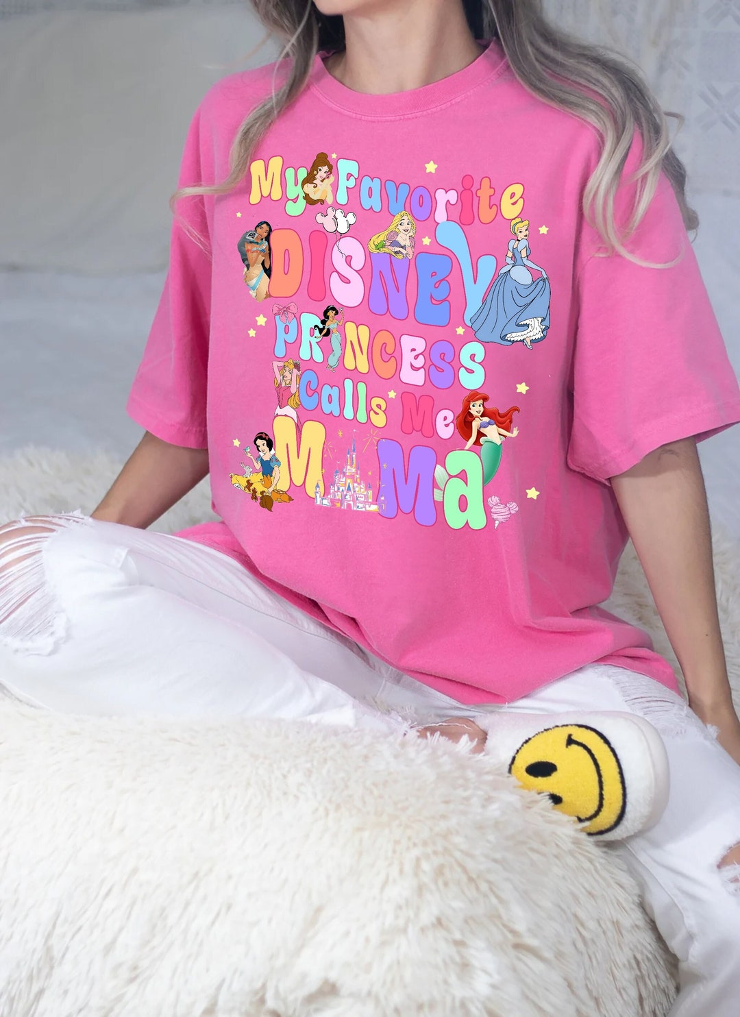 My Favorite Disney Princess Calls Me Mama Shirt, Disney Mama Shirt ...