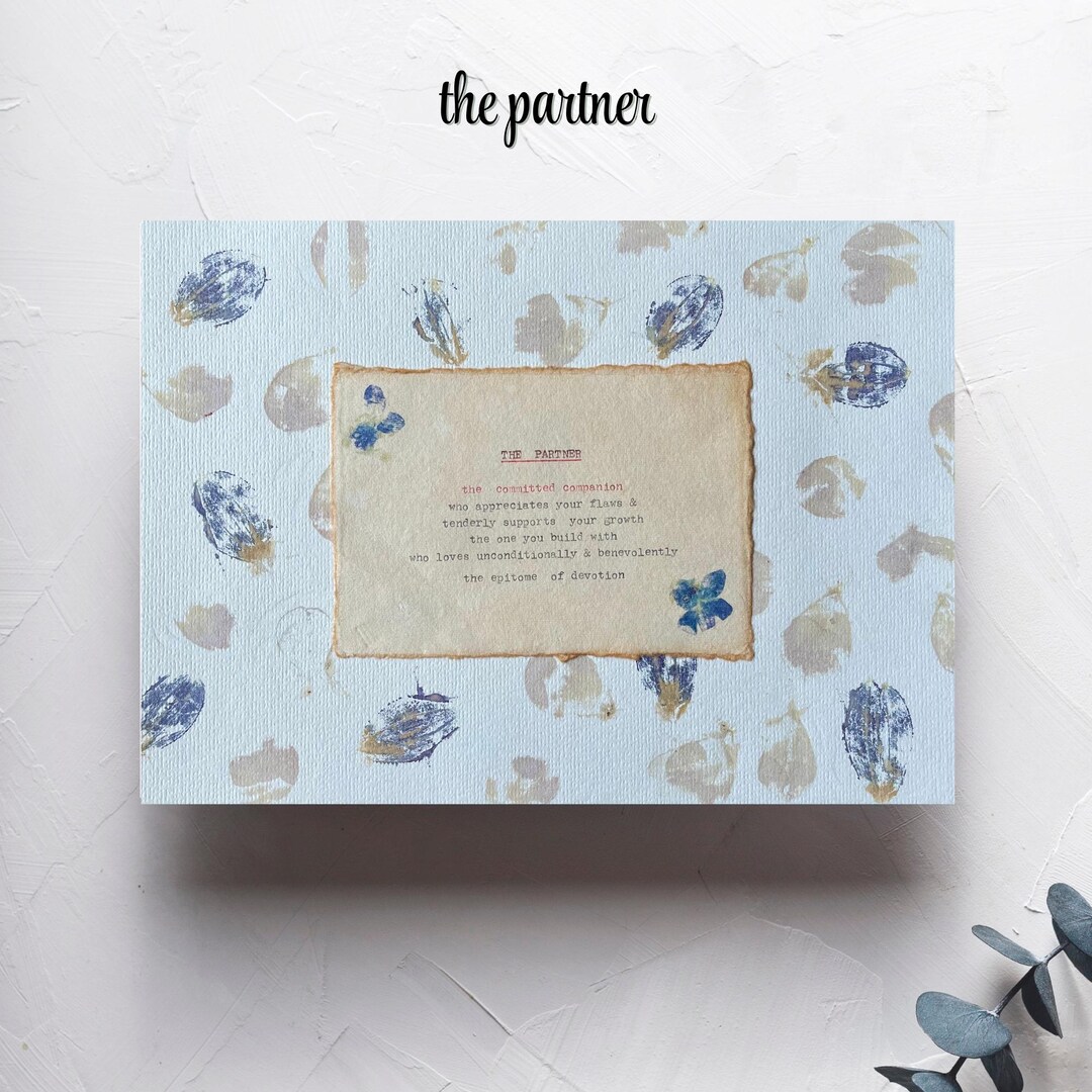 Archetype Jungian Art Quotes: Real Flowers Stamped Art + Typewritten ...