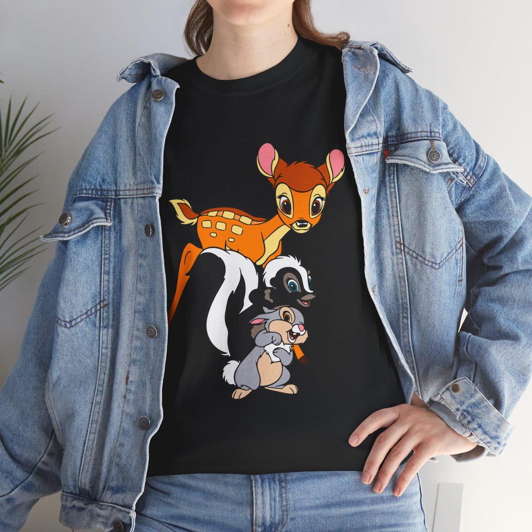 Disney Bambi, Flower & Thumper T-shirt Adorable Forest Friends Tee - Etsy