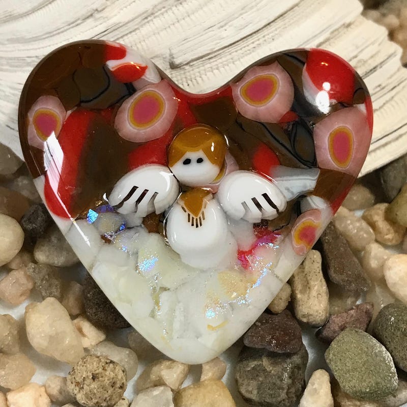 Fused Glass Pocket Charms - Etsy