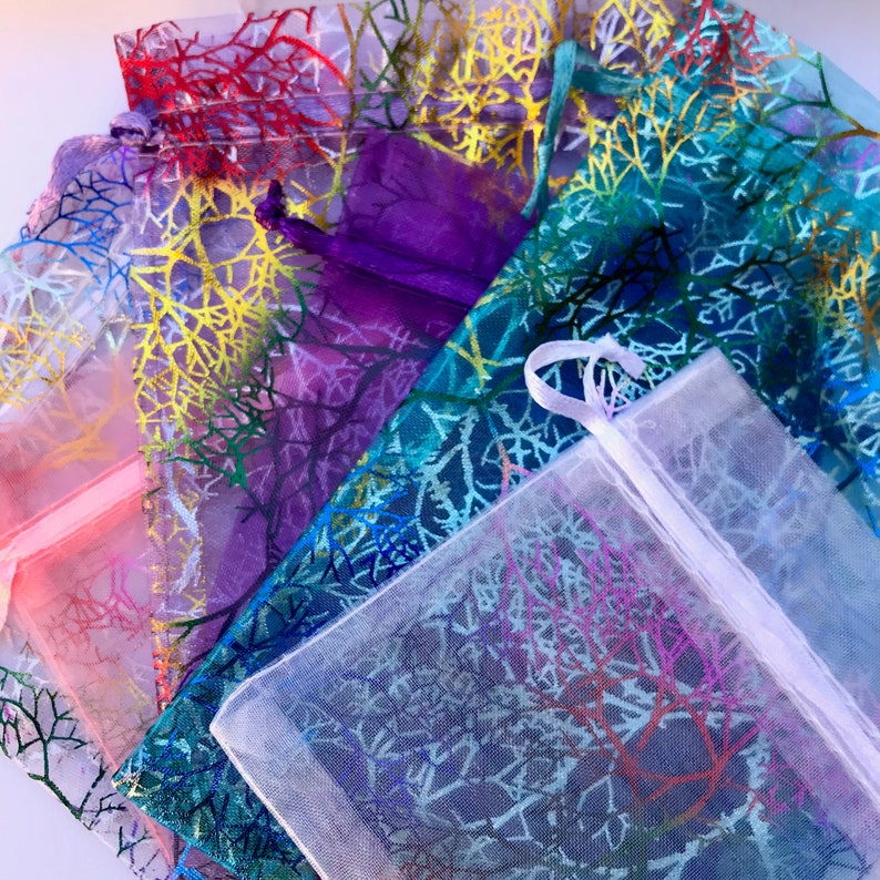 Dichroic Pendant Handmade Fused Glass: Etched Cobalt Blue Green Gold ...