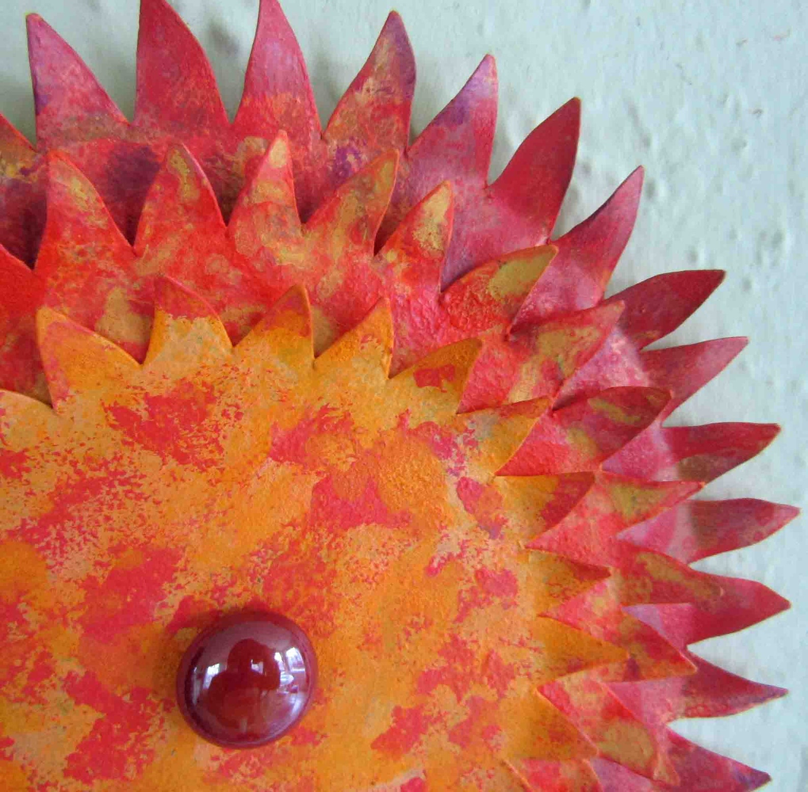 SUNBURST ART Metal Wall Sculpture Kitchen Dining Room Decor | Etsy