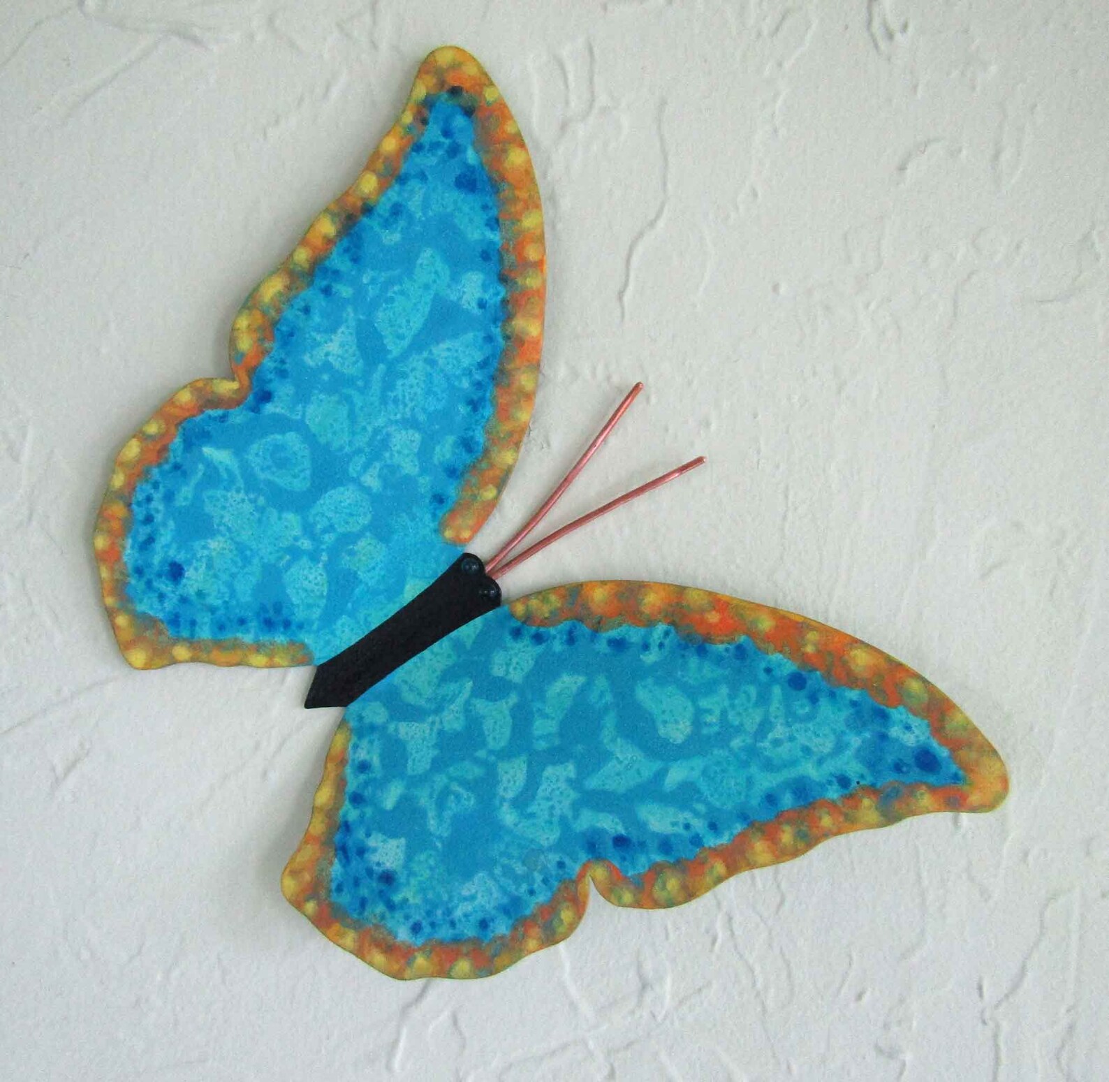 BUTTERFLY ART Wall Sculpture Recycled Metal Butterfly Indoor | Etsy