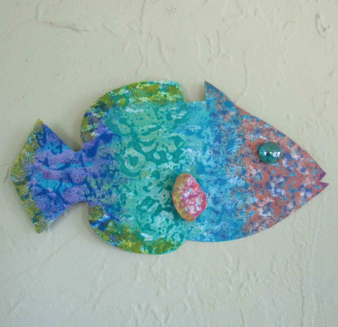 FISH ART Metal Wall Sculpture Tropical Fish Coastal Wall Decor - Etsy
