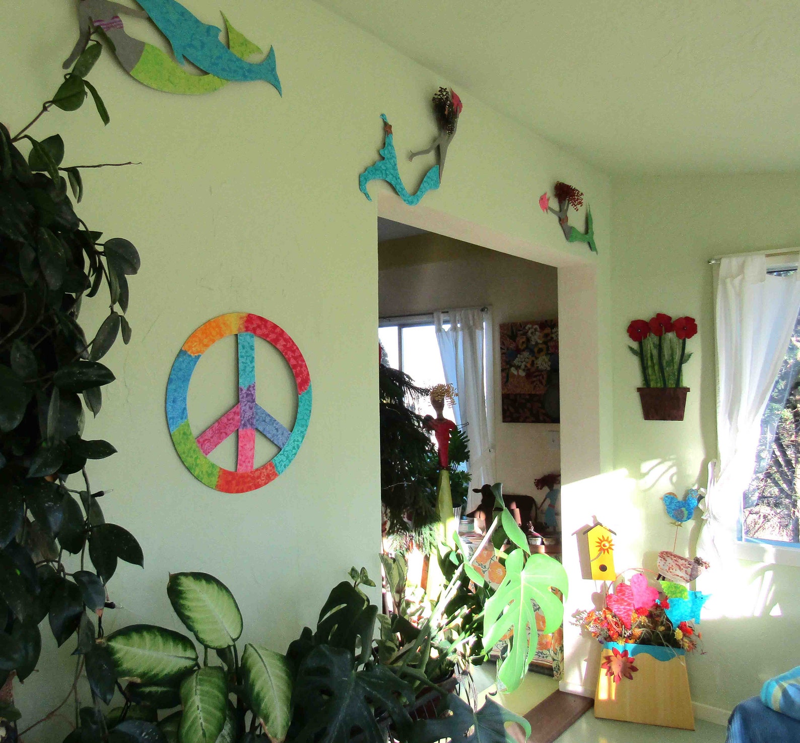 Peace Symbol Fun Groovy Sign for Any Era 16 Inch Handmade Hand - Etsy