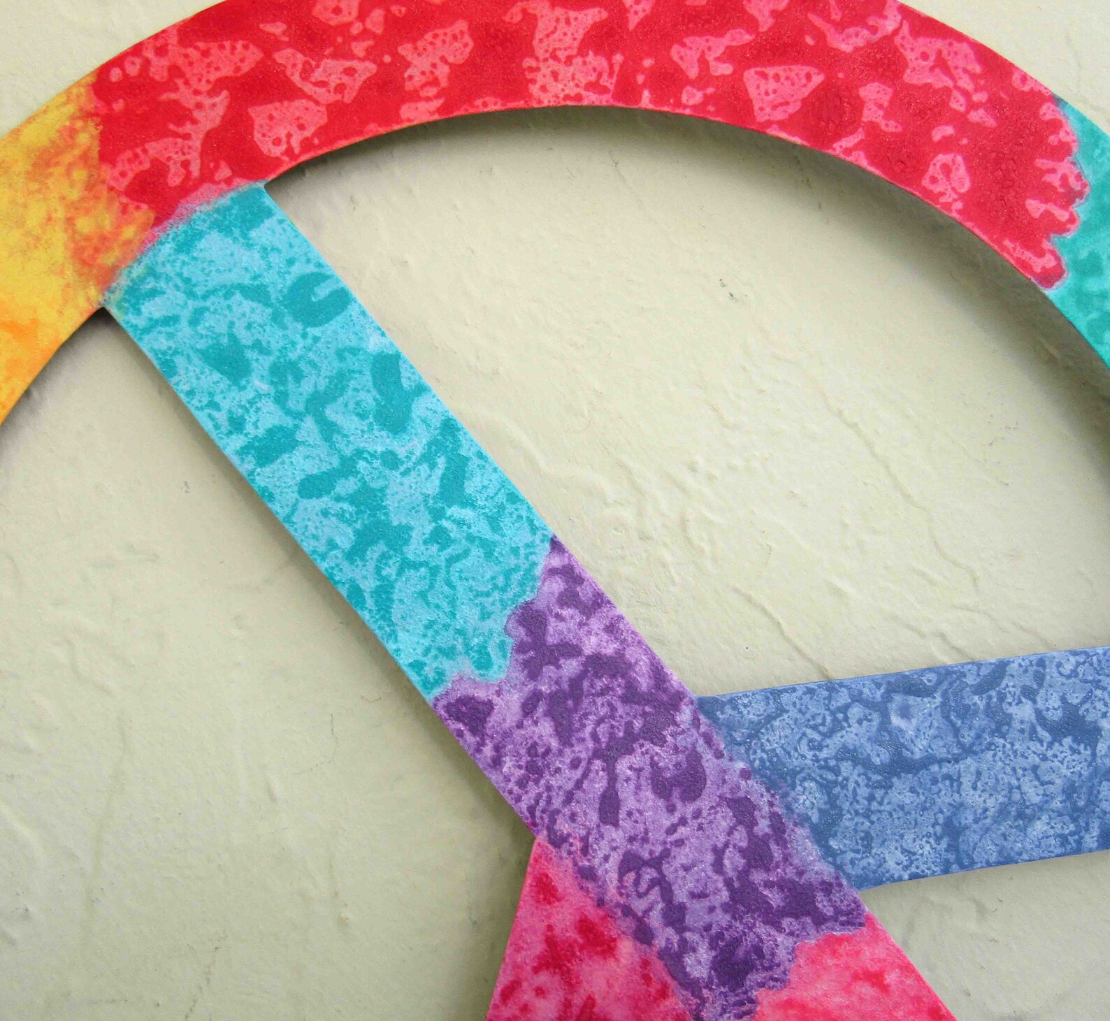 Peace Symbol Fun Groovy Sign for Any Era 16 Inch Handmade Hand - Etsy