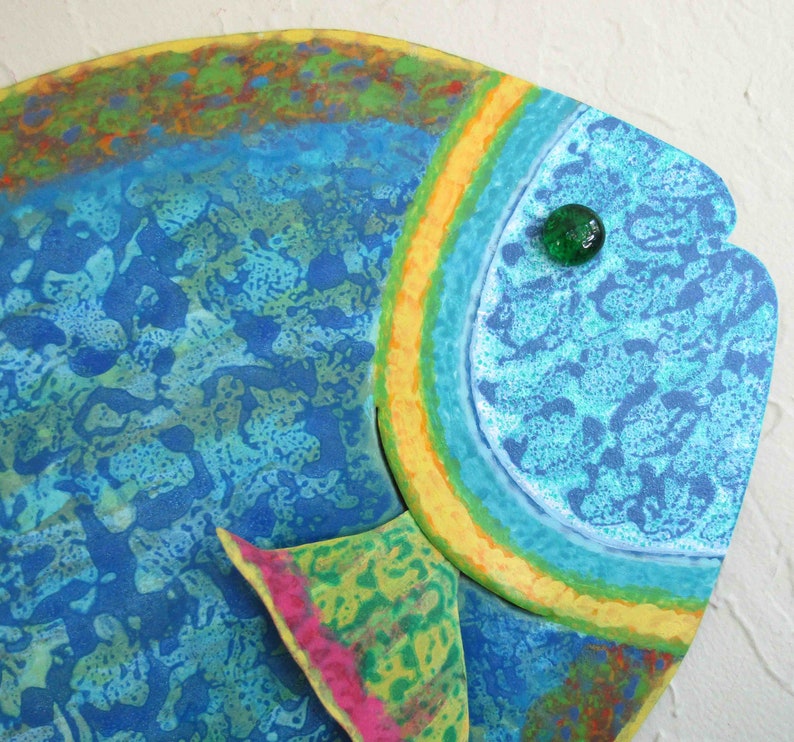 FISH ART Giant Blue Grouper Fish Bathroom Beach House Wall - Etsy