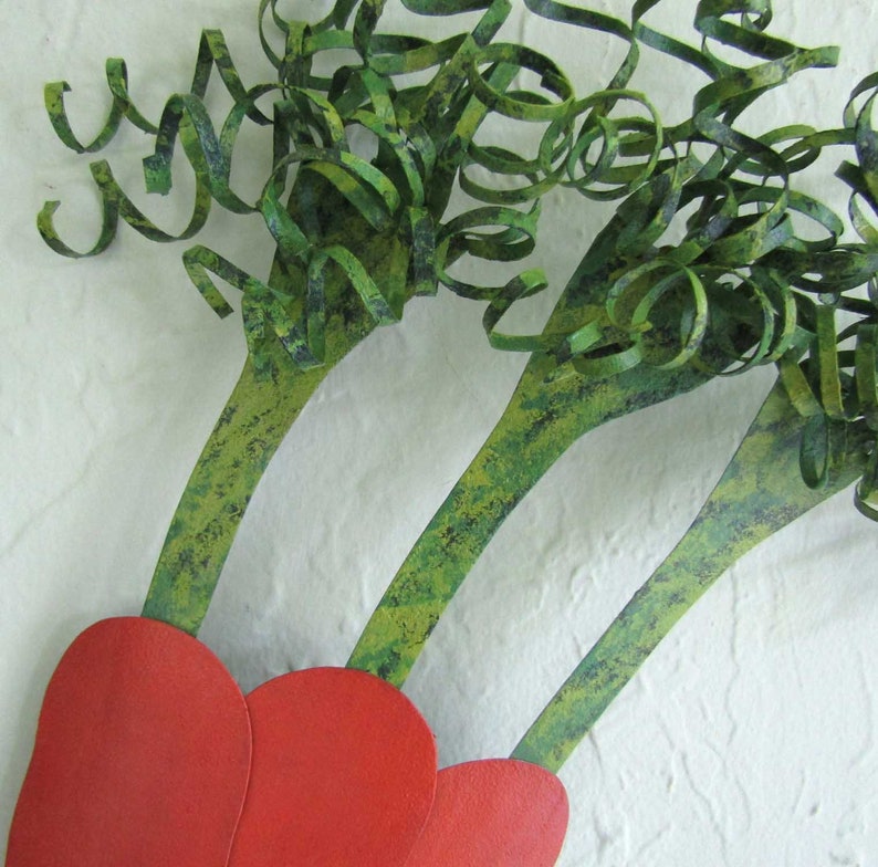 CARROT ART kitchen decor Metal wall art sculpture recycled | Etsy