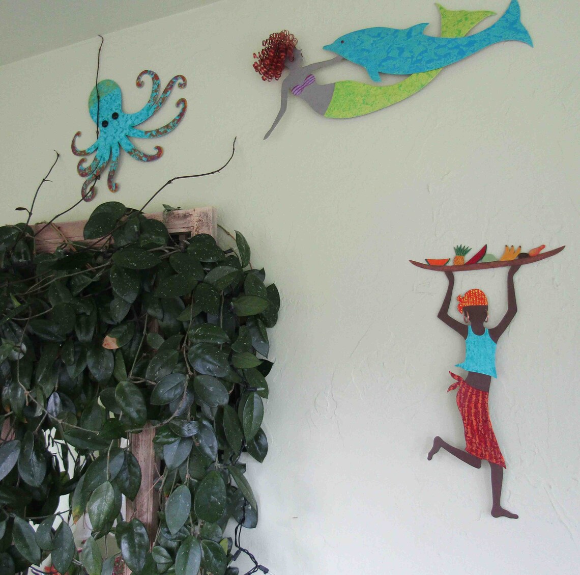 African Dancer With Fruit Tray Kitchen Art African/caribbean | Etsy