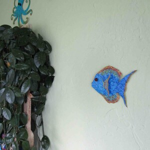 Fish Art Metal Wall Sculpture Sunfish Island Beach House Coastal Wall ...