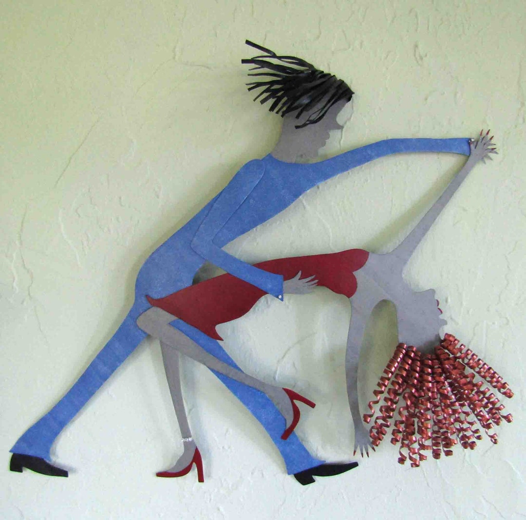 DANCER ART Metal Wall Art Latin Dance Decor antonia and - Etsy UK