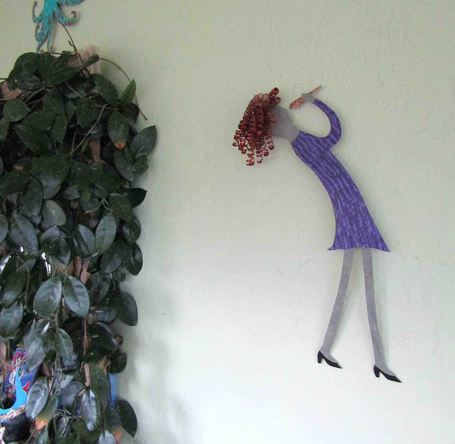 MUSICIAN ART Lady Singer Reclaimed Metal Wall Music Theme | Etsy