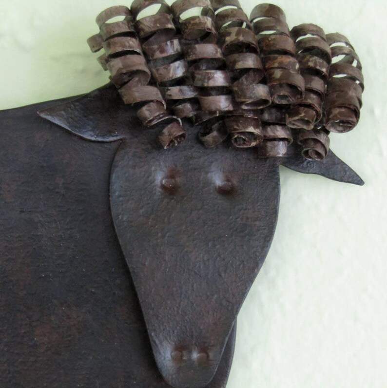 SHEEP ART metal garden sculpture reclaimed metal sheep wall or | Etsy