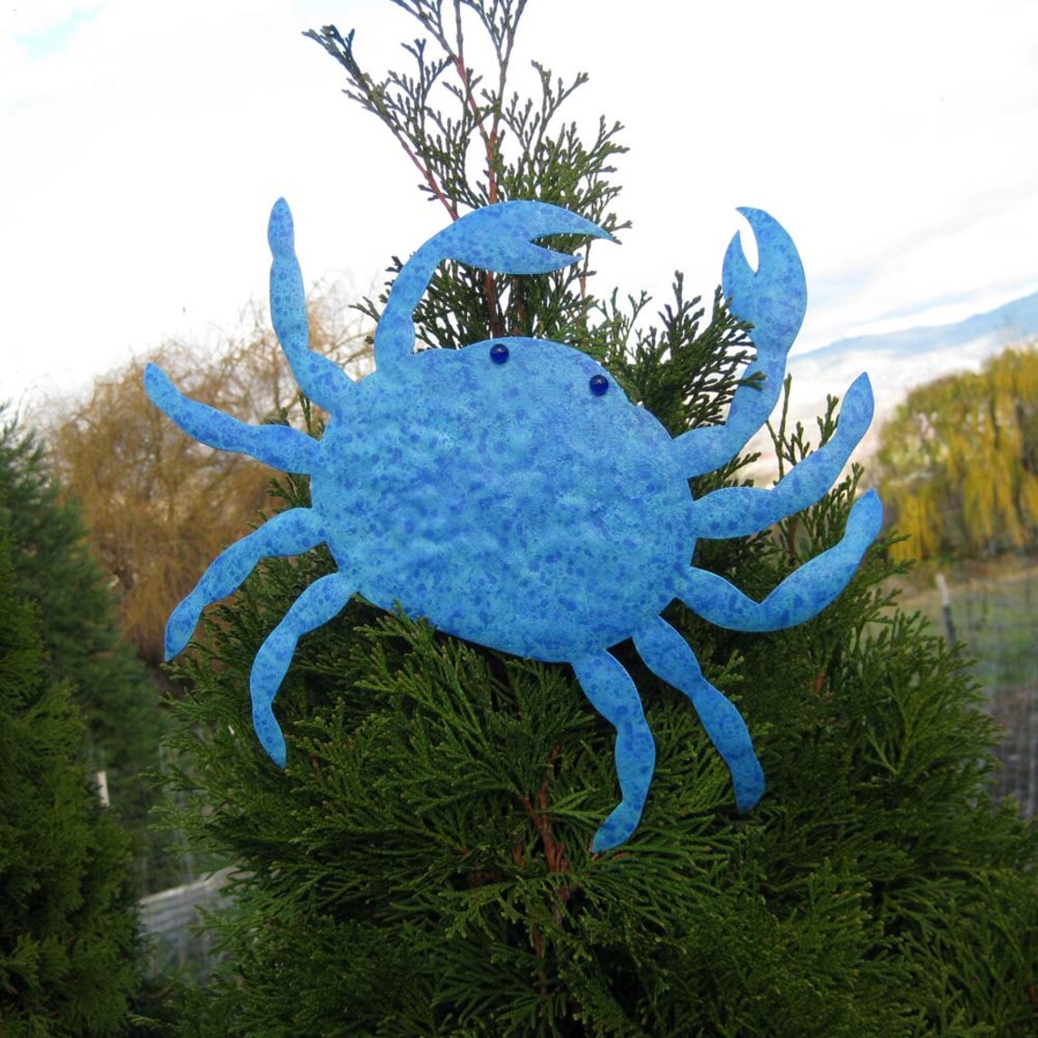 FLYING PIG Christmas tree topper metal art when pigs fly | Etsy