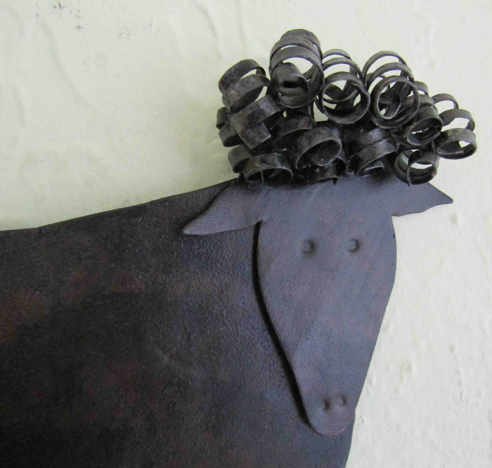 SHEEP ART Metal Garden Sculpture Reclaimed Metal Sheep Wall or - Etsy