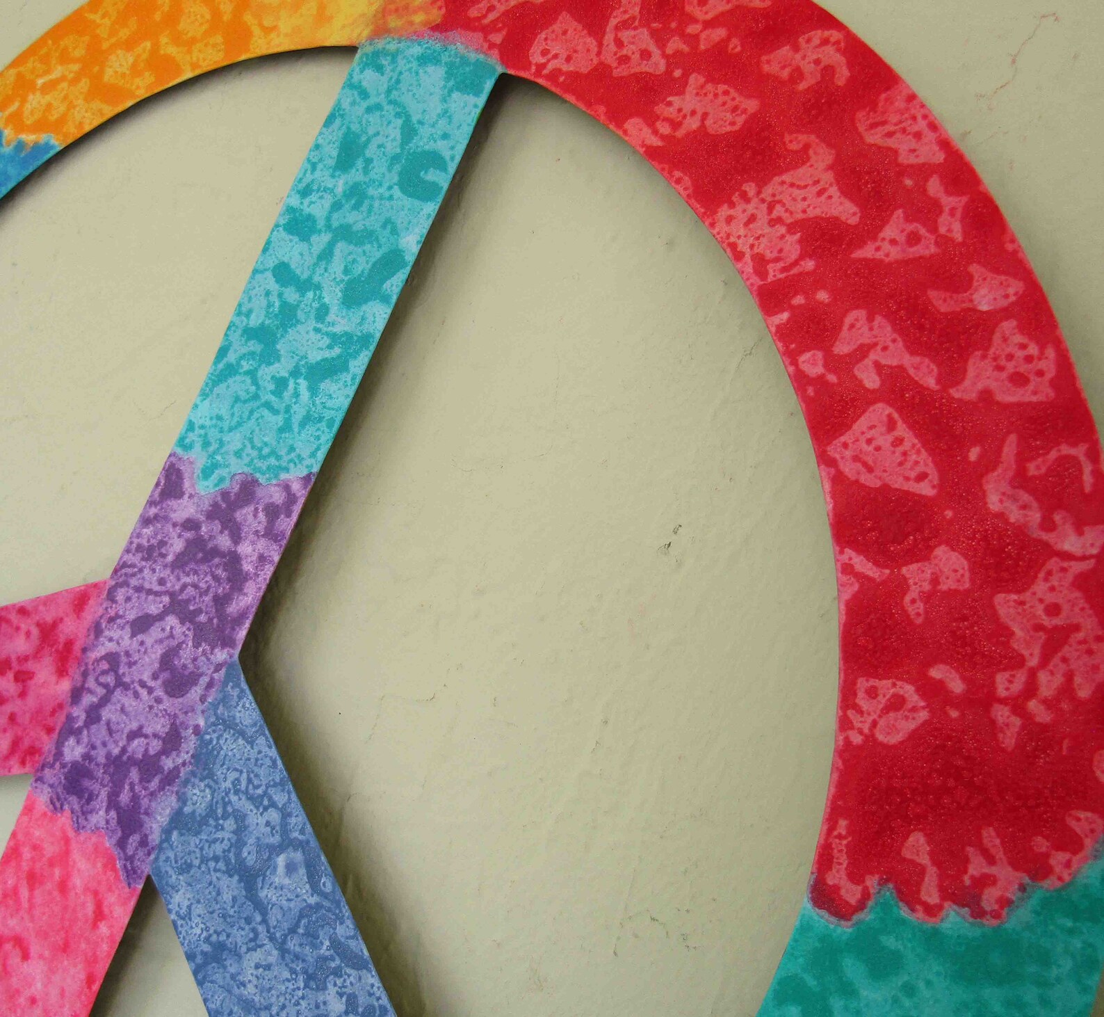 Peace Symbol Fun Groovy Sign for Any Era 16 Inch Handmade Hand - Etsy