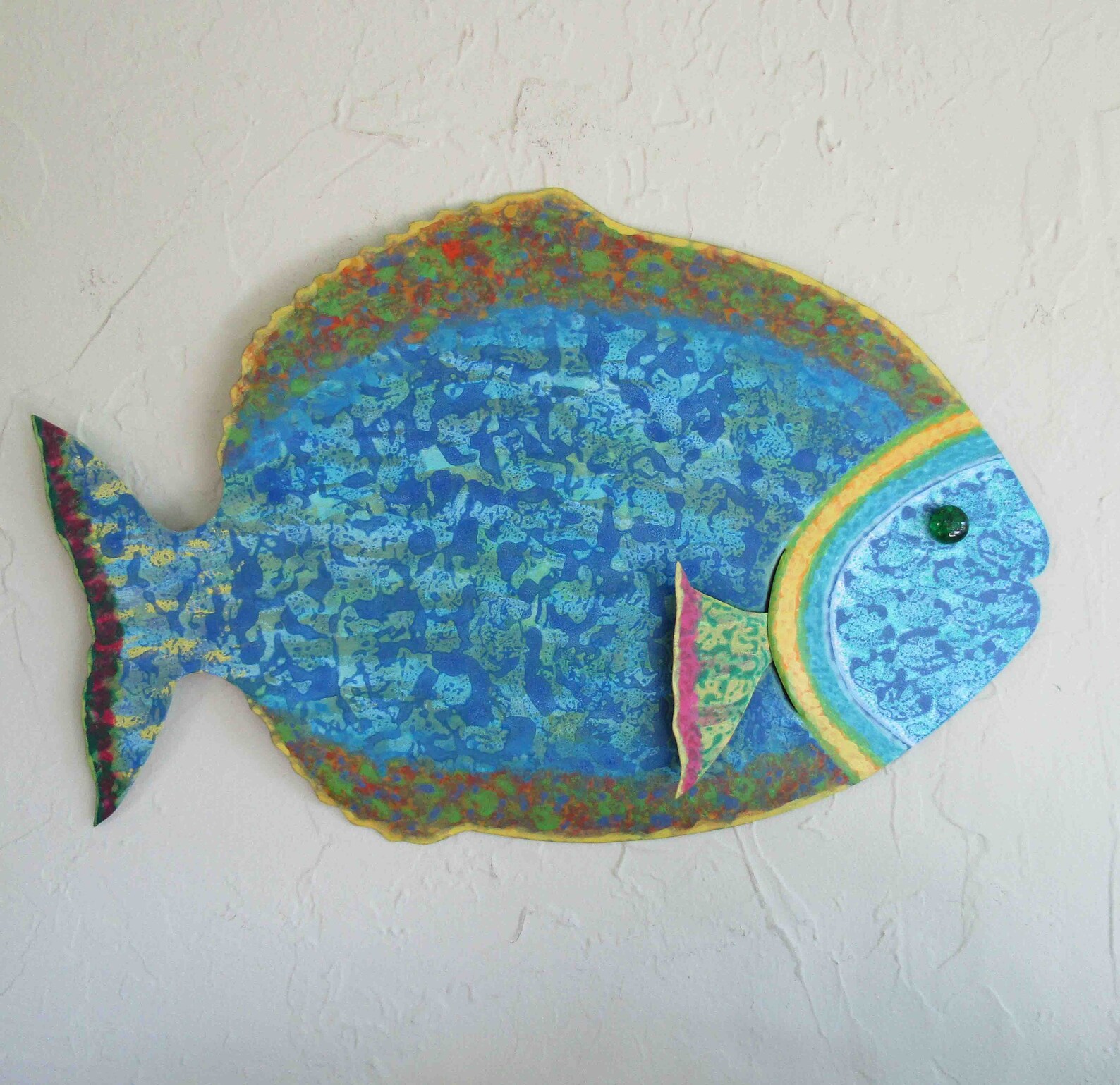 FISH ART Giant Blue Grouper Fish Bathroom Beach House Wall - Etsy