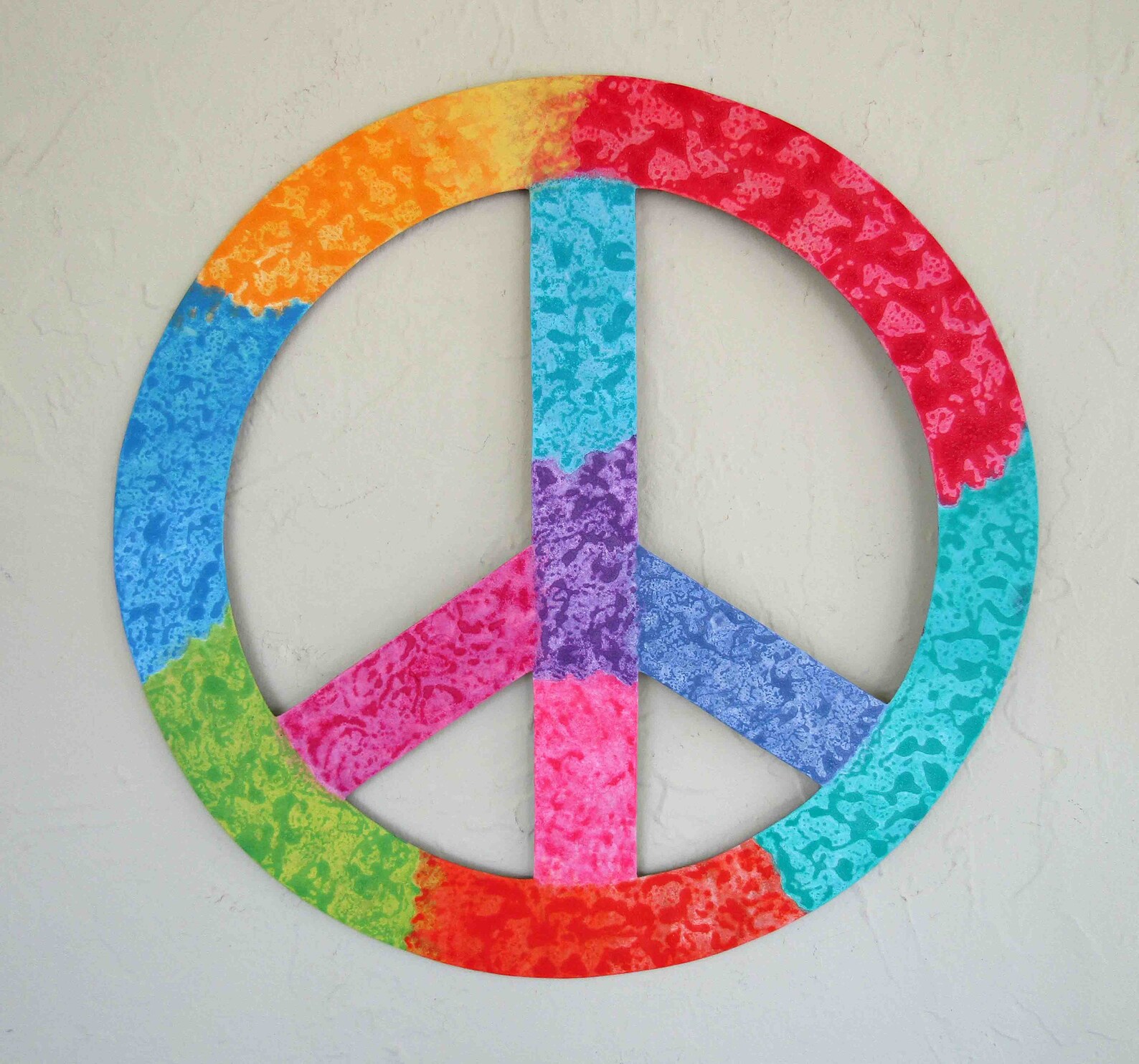 Peace Symbol Fun Groovy Sign for Any Era 16 Inch Handmade Hand - Etsy