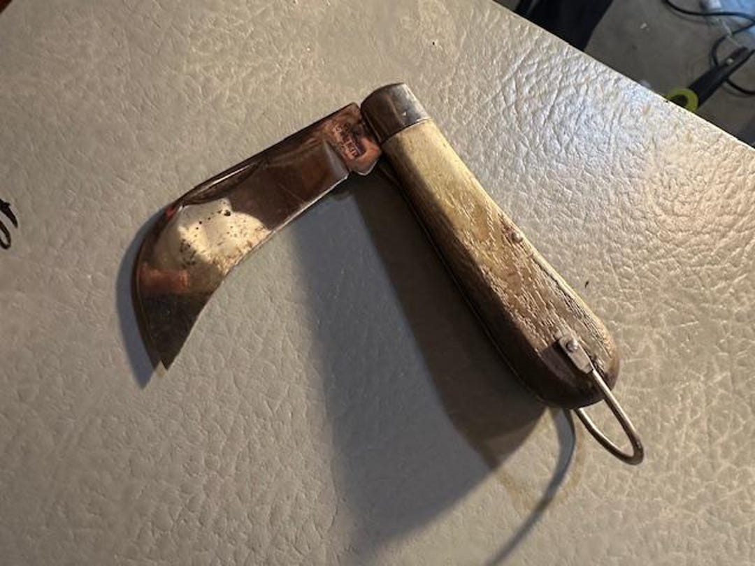 Vintage Klein Tools USA 2-5/8 Carbon Steel Hawkbill Pocket Knife - Etsy