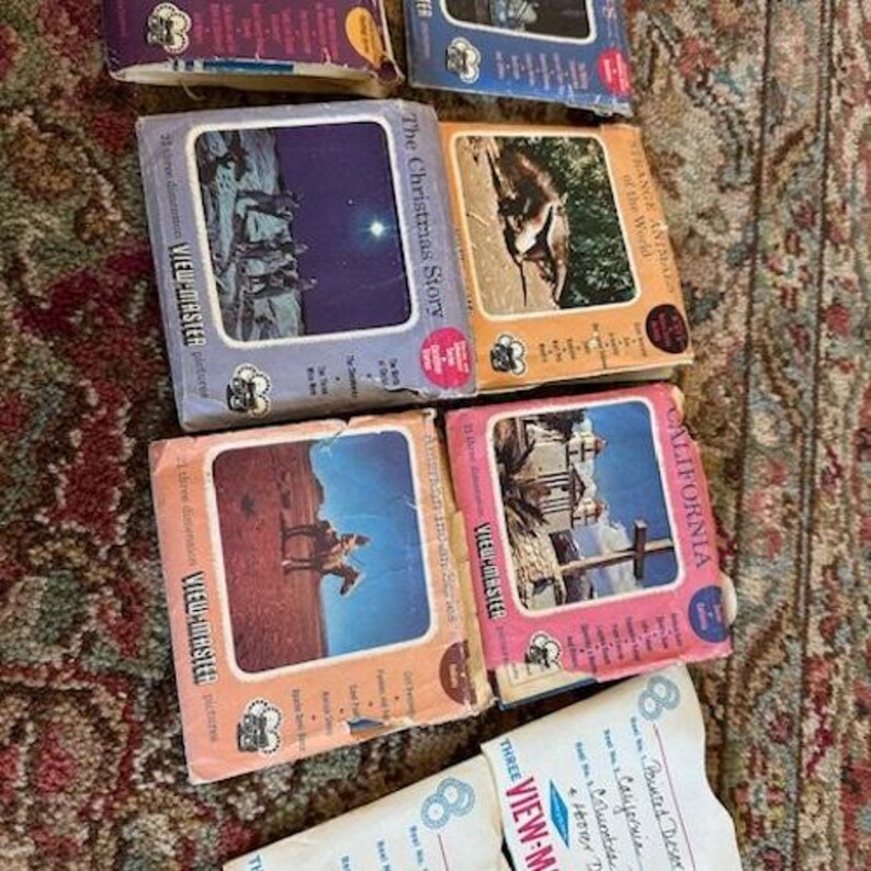 Vintage Viewmaster 3D Viewfinder Model E 25 Discs christmas Story ...