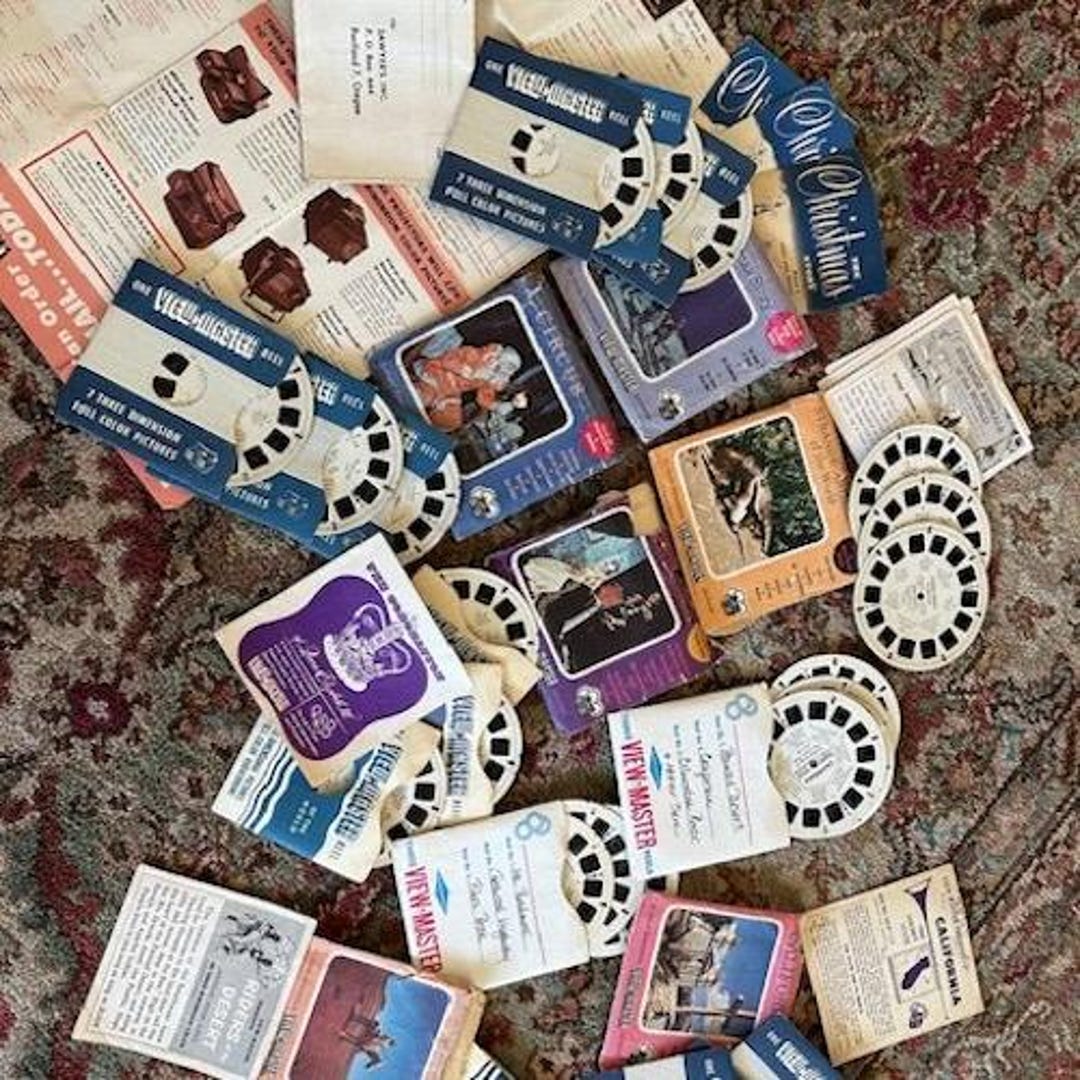 Vintage Viewmaster 3D Viewfinder Model E 25 Discs christmas Story ...
