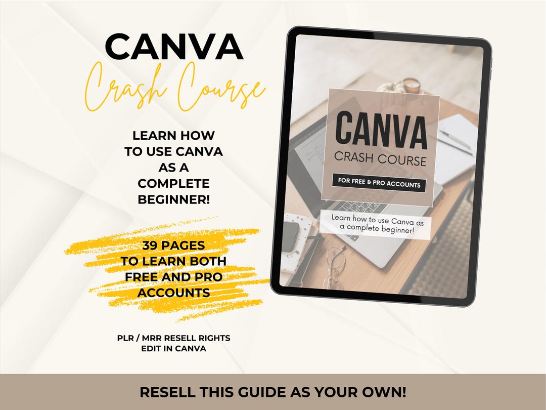 Canva Crash Course Basics Guide | Beginner’s Canva Tutorial | Learn ...