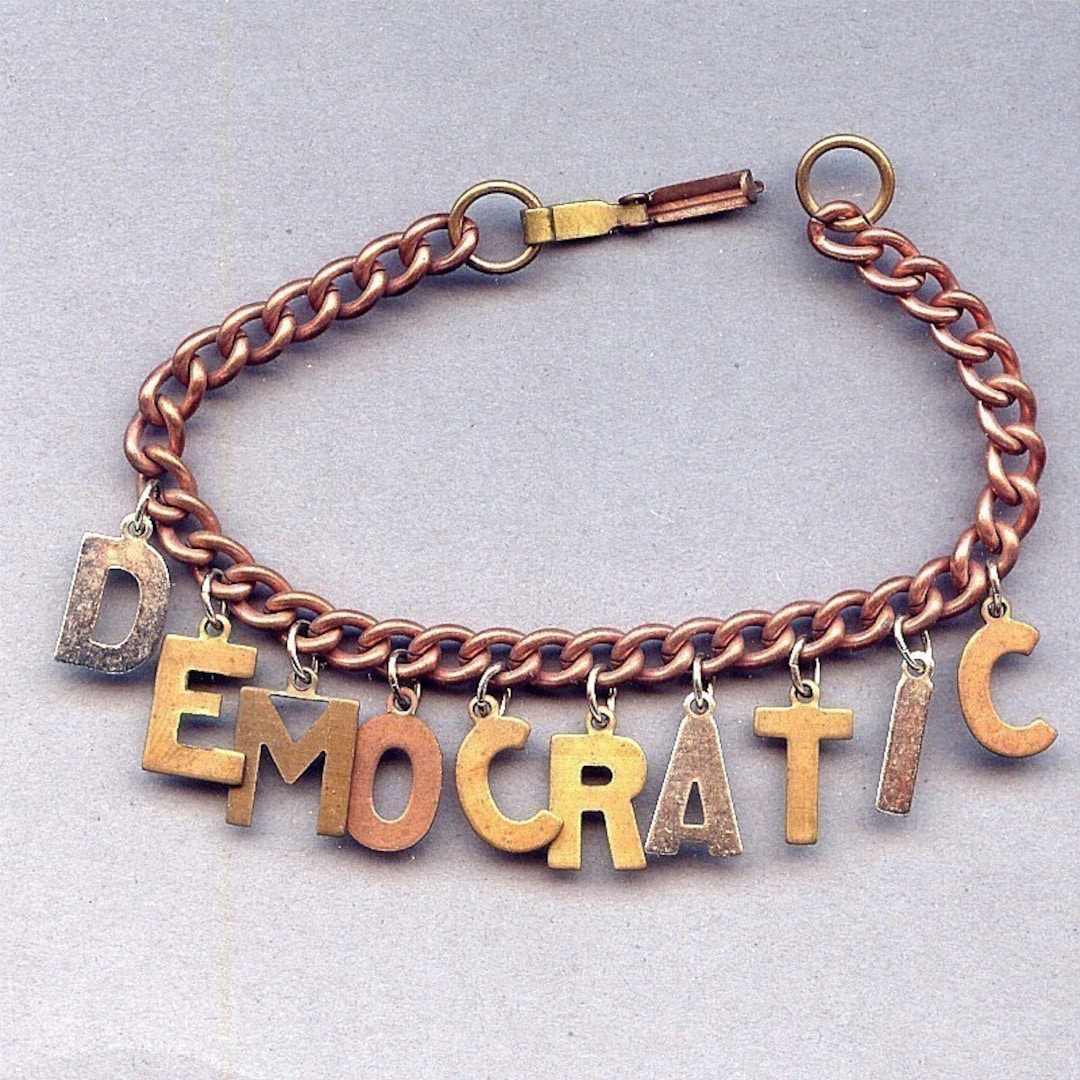 Orig. Vintage C1940 DEMOCRATIC Political Charm Bracelet - Etsy