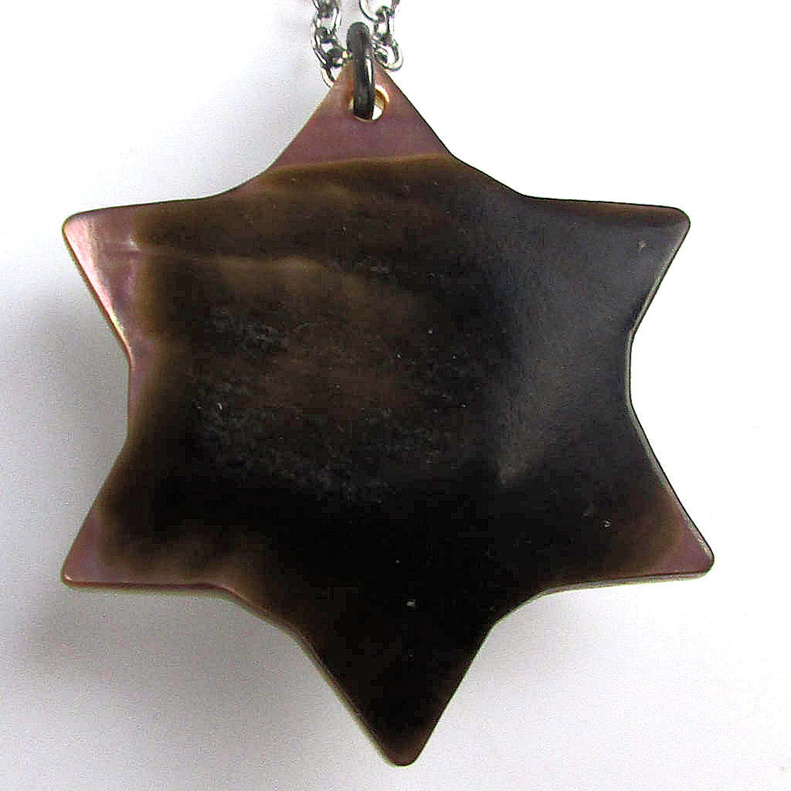 1940s Butterfly Wing MOP Star Pendant Necklace Sterling Silver - Etsy